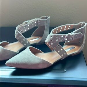 Halogen | Shoes | Elegant Grayblue Flats | Poshmark
